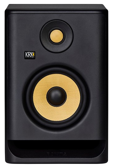Front view of the KRK Rokit 5 G4 studio monitors